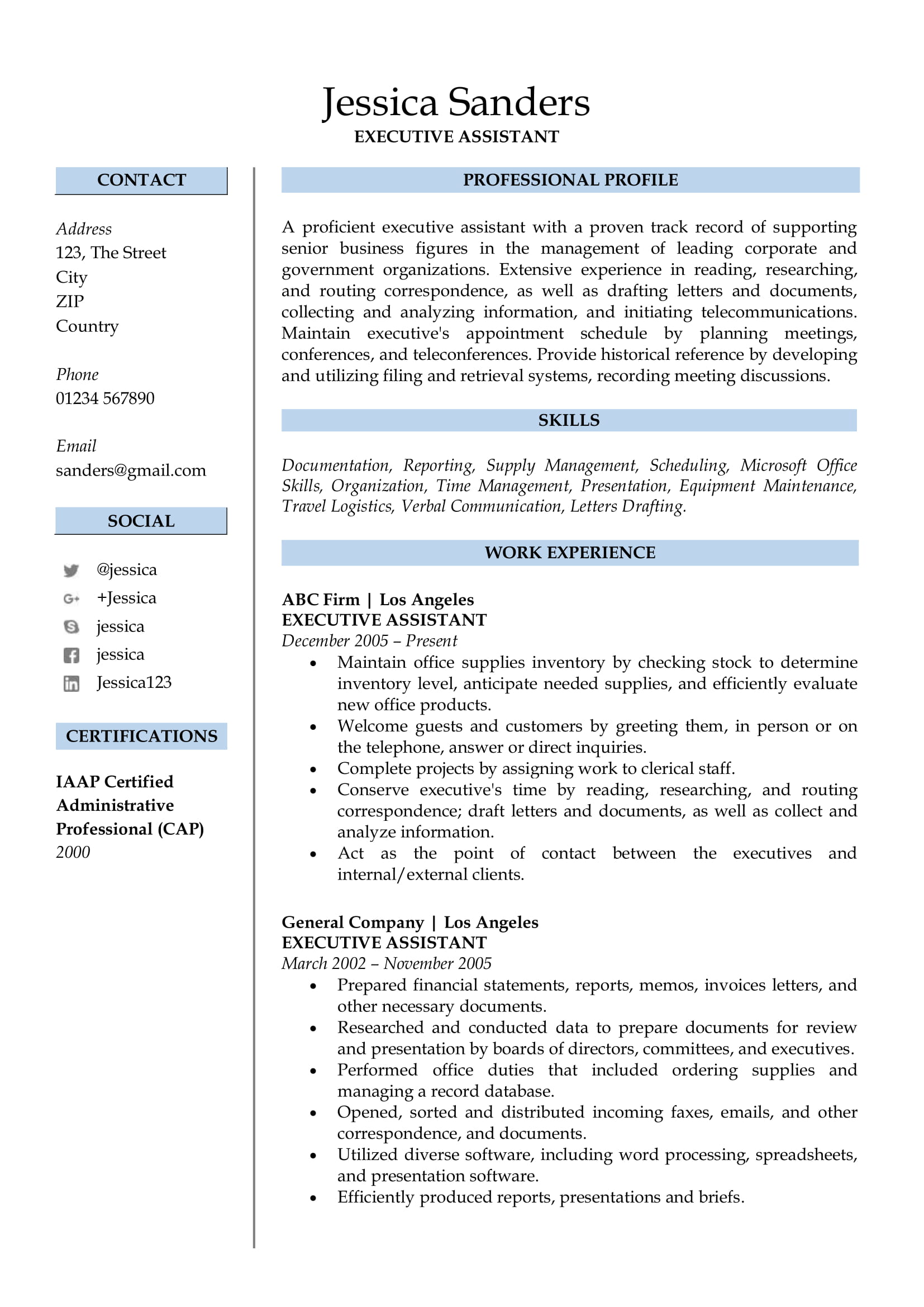 Write Resume